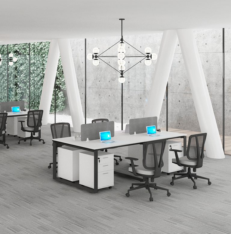 4 Person Office Workstation Table｜MIGE Office Furniture