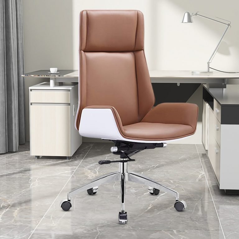 Luxury Leather Swivel Manager Chair | Mige Office Furniture